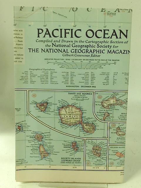 Map Of Pacific Ocean. The National Geographic Magazine Vol CII No 6 ...