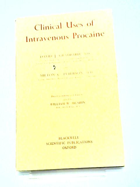 Clinical Uses of Intravenous Procaine | Old & Rare at World of Books