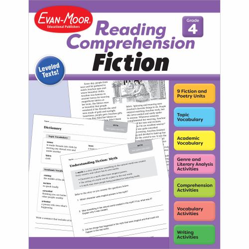 Reading Comprehension, Fiction, Grade 4 By Evan-Moor Educational ...