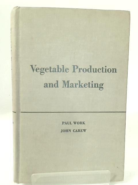 Vegetable Production and Marketing | Old & Rare at World of Books AU