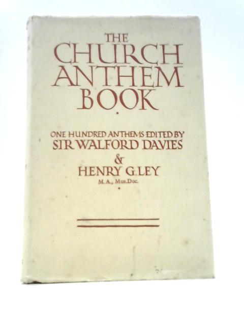 The Church Anthem Book. One Hundred Anthems | Old & Rare at World of ...