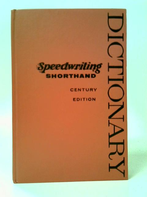 Speedwriting Shorthand Dictionary | Old & Rare at World of Books GB