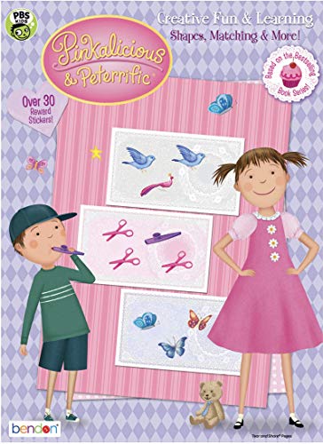 PBS Kids Pinkalicious & Peterific Shapes, Matching & More Workbook with ...