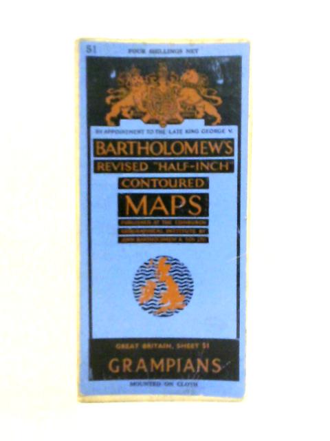 Grampians: Bartholomew's Revised Half-Inch Contoured Maps, Sheet 51 ...