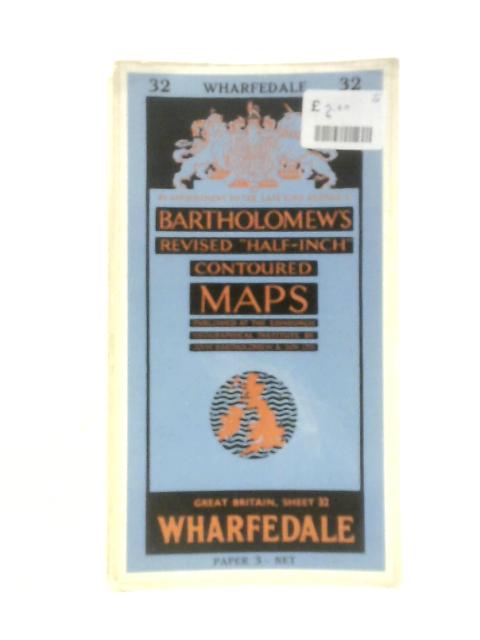 Bartholomew's Revised Half Inch Contoured Map Of Great Britain - Sheet ...