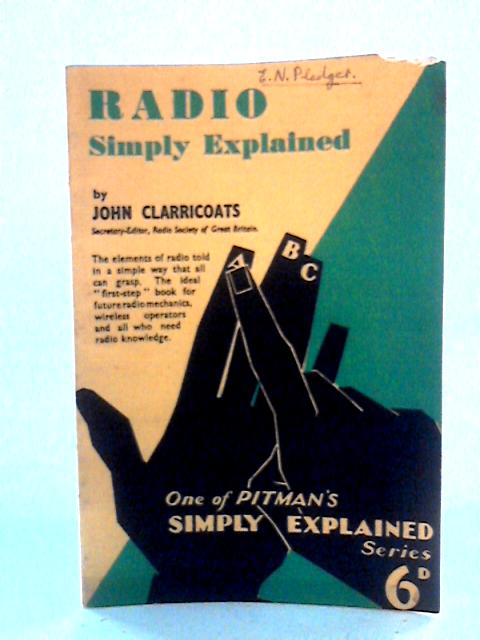 Radio Simply Explained: Pitman's Simply Explained Series | Gebraucht ...