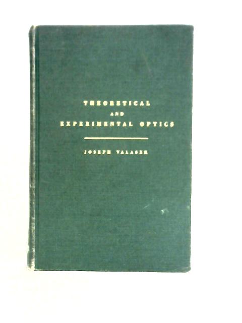 Introduction To Theoretical And Experimental Optics| Old & Rare at ...