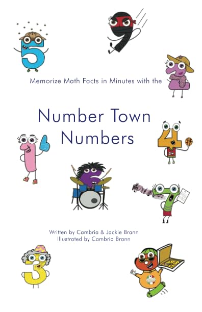 Number Town Numbers: Memorize Math Facts in Minutes By Cambria And ...
