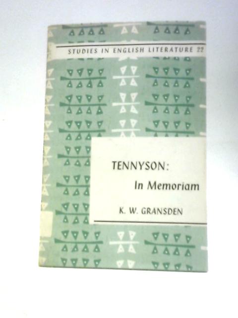 Tennyson: In Memoriam | Old & Rare at World of Books US