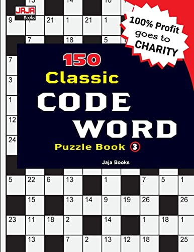 150 Classic Code Word Puzzle Book By Jaja Books| World of Books US