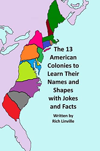 The 13 American Colonies to Learn Their Names and Shapes with Jokes and ...