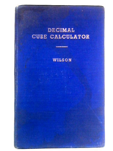Decimal Cube Calculator and Ready Reckoner | Old & Rare at World of ...