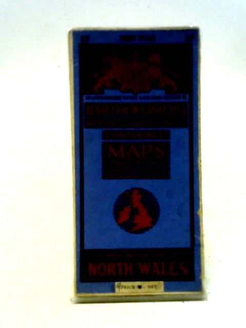 Bartholomew's Revised Half-Inch Contoured Map of North Wales Sheet 27 ...