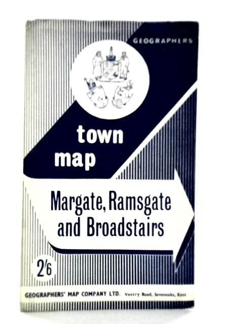 Geographers' Town Map Of Margate, Ramsgate And Broadstairs | Old & Rare ...