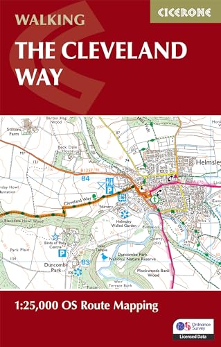 The Cleveland Way Map Booklet By Paddy Dillon | World of Books GB