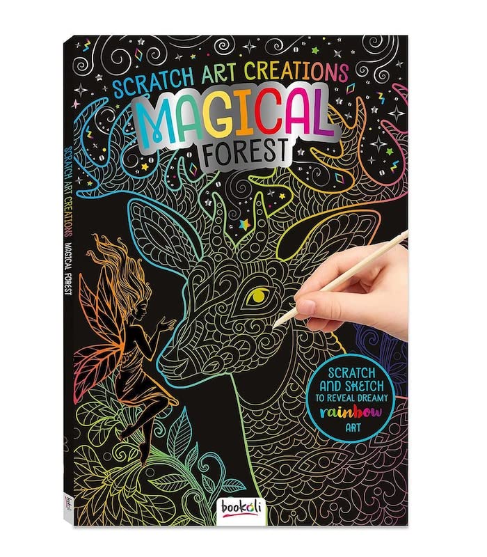Scratch Art Creations Magical Forest By Bookoli | 9781787728509 | World ...