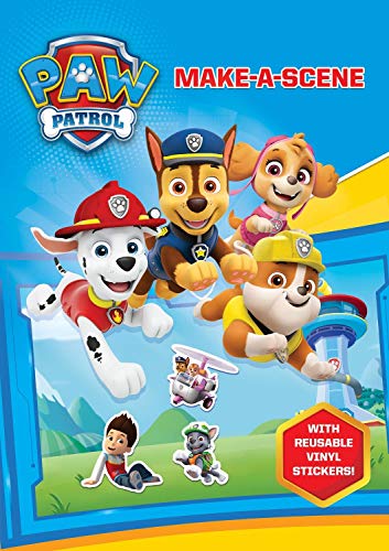 Paw Patrol Make-A-Scene With Reusable Vinyl Stickers Kids Creative and ...