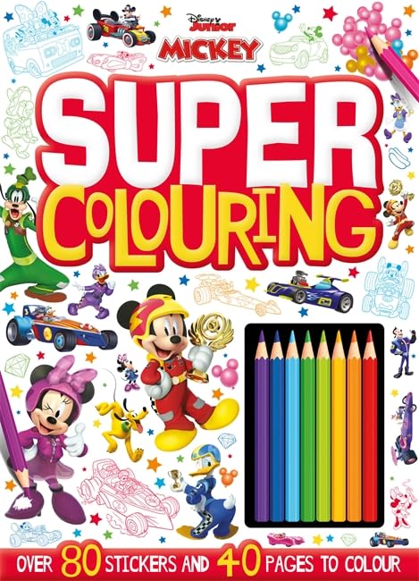 Disney Junior Mickey and the Roadster Racers: Super Colouring By Walt ...