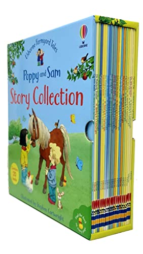 Usborne Farmyard Tales Poppy and Sam Series 20 Books Collection Box Set ...