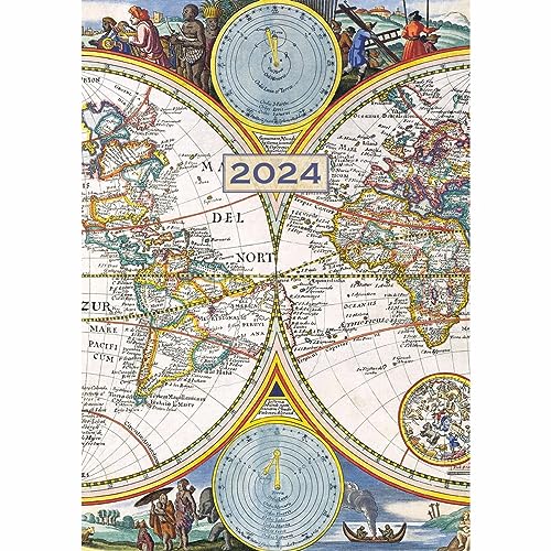 Antique Maps A5 Diary 2024 By | World of Books US