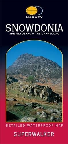 Snowdonia the Glyderau and the Carneddau By Harvey Map Services Ltd ...