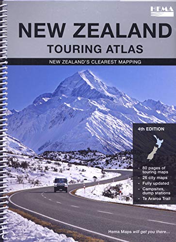 New Zealand touring atlas spir. NP hema-N11/2014 By Hema| World of Books US