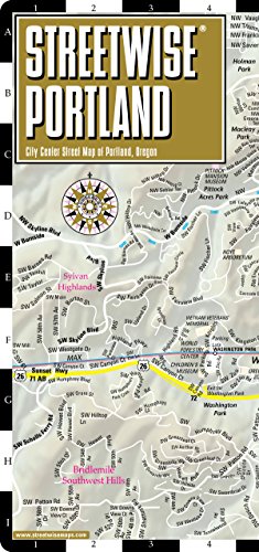 Streetwise Portland Map - Laminated City Street Map of Portland, Oregon ...