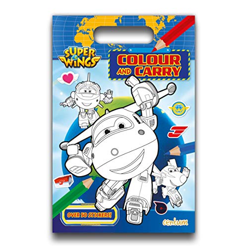 Super Wings - Colour & Carry By Centum Books Ltd | World of Books