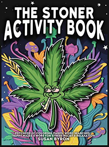 Stoner Activity Book - Psychedelic Colouring Pages, Word Searches ...