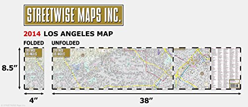 Streetwise Los Angeles Map - Laminated City Street Map of Los Angeles ...
