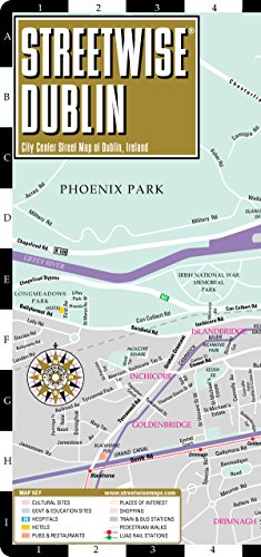 Streetwise Dublin Map - Laminated City Center Street Map of Dublin ...