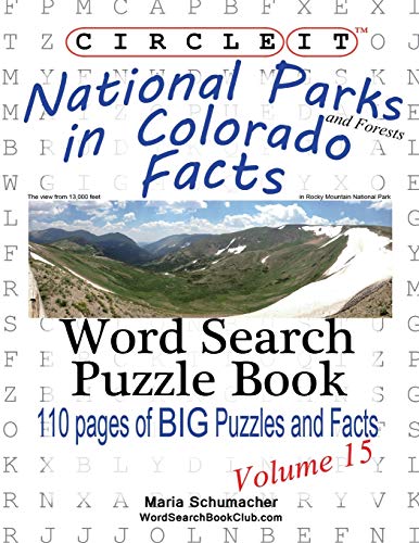 Circle It, National Parks and Forests in Colorado Facts, Word Search ...