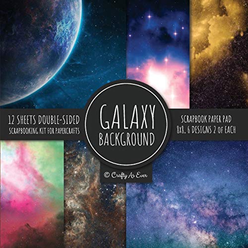 Galaxy Background Scrapbook Paper Pad 8x8 Scrapbooking Kit for ...