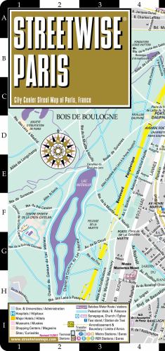 Streetwise Paris Map - Laminated City Center Street Map of Paris ...