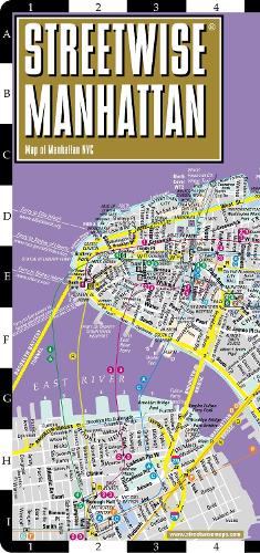 Streetwise Manhattan Map - Laminated City Center Street Map of ...
