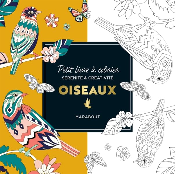 Petit livre à colorier - Oiseaux: Petit livre à colorier sérénité et ...