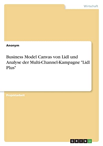 Business Model Canvas von Lidl und Analyse der Multi-Channel-Kampagne ...