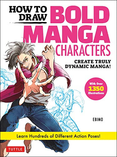 How to Draw Bold Manga Characters By Ebimo | World of Books US
