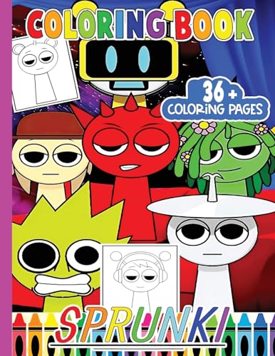 Sprunki Coloring Book By Sprunki Coloring Book | World of Books US