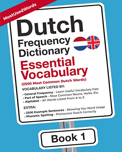 Dutch Frequency Dictionary - Essential Vocabulary: 2500 Most Common ...