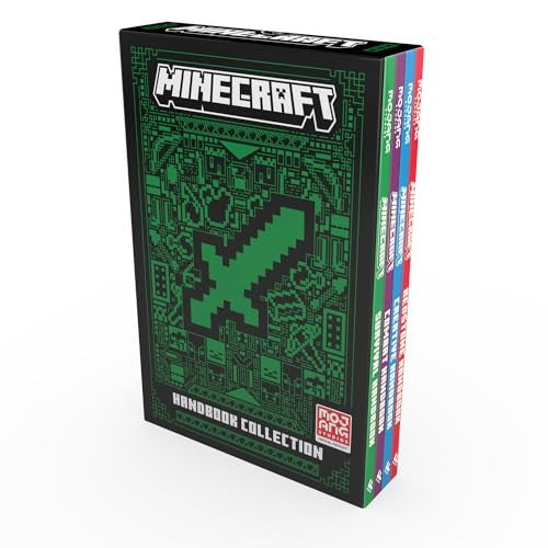 All New Official Minecraft Combat Handbook 4 Books Collection Set By ...