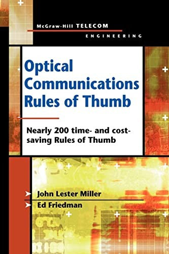 Optical Communications Rules of Thumb By John Miller | World of Books US