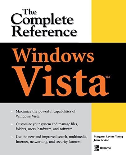 Windows Vista: The Complete Reference By Margaret Levine Young | World ...