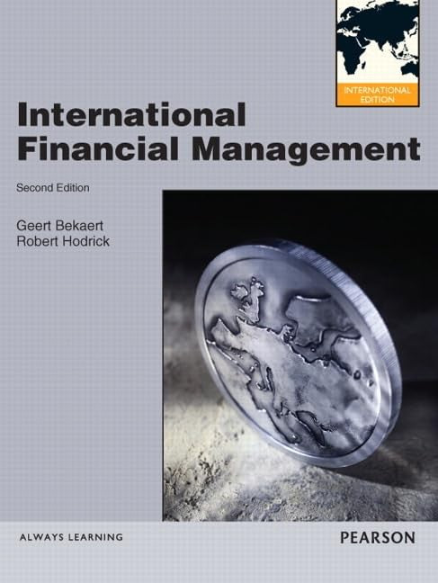 International Financial Management By Geert J Bekaert | World of Books GB