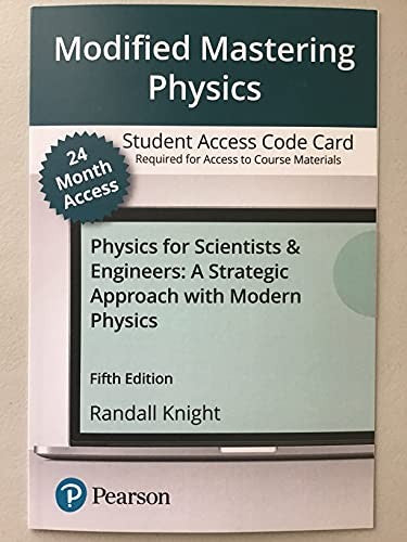 Modified Mastering Physics with Pearson Etext -- Access Card -- For ...