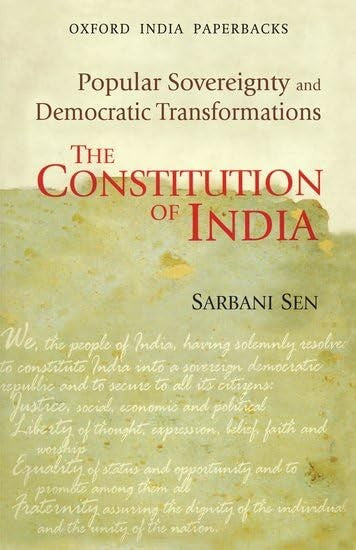 The Constitution of India By Sarbani Sen | World of Books GB