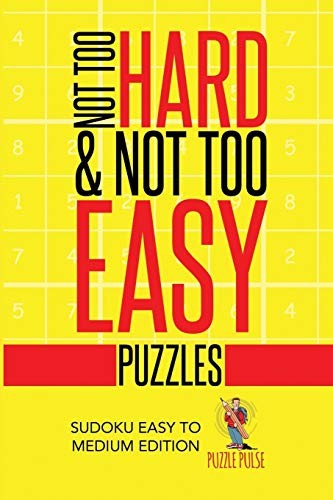 Not Too Hard & Not Too Easy Puzzles By Puzzle Pulse | World of Books GB