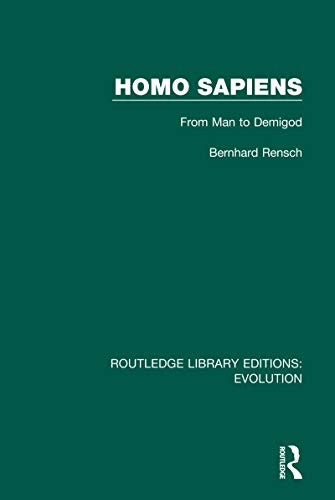 Homo Sapiens By Bernhard Rensch | World of Books