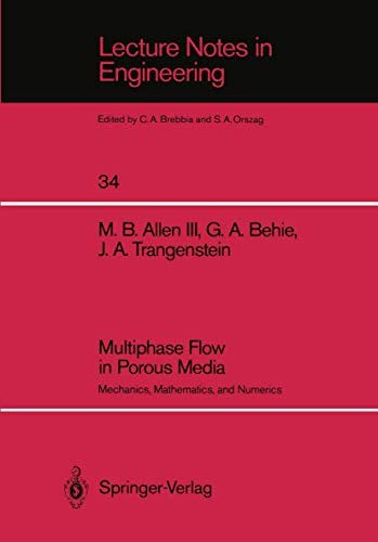 Multiphase Flow in Porous Media By Myron B Iii Allen | World of Books US