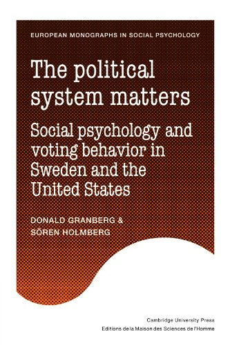 The Political System Matters By Donald Granberg | World of Books